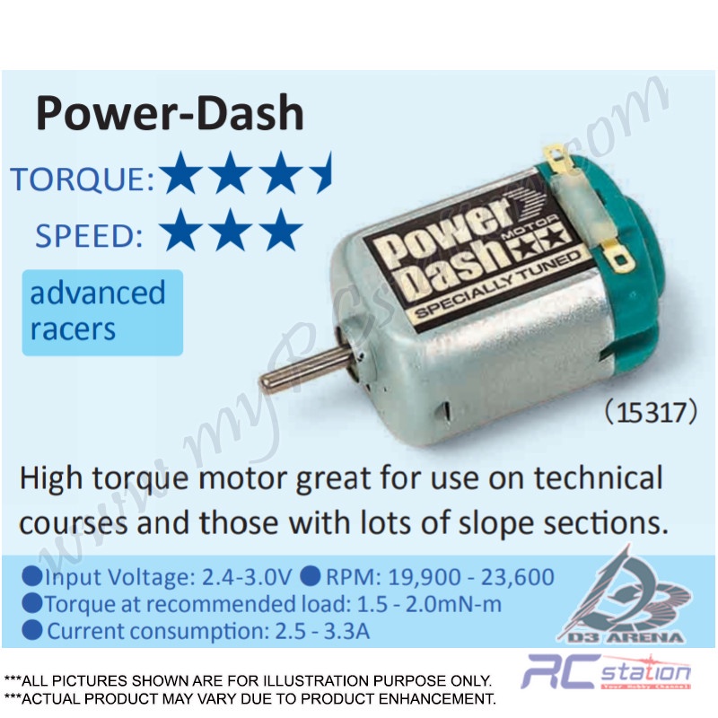 Enhance Your Mini 4WD Experience with Tamiya #15317 Power-Dash Motor ...