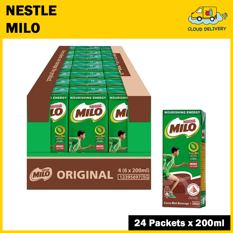 Nestle Milo Packet Drink (24 x 200ml) | Lazada Singapore