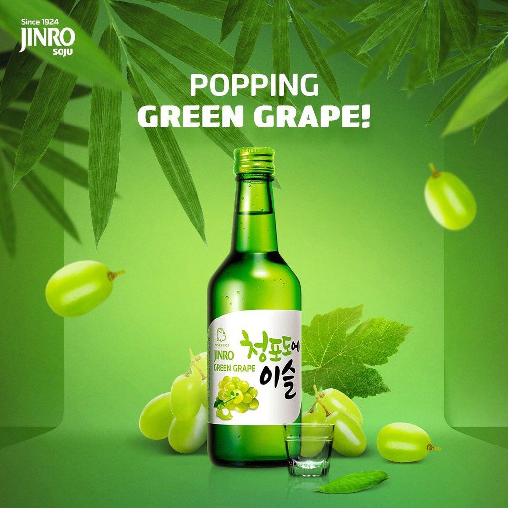 Jinro Flavoured Soju Set | Mix & Match | 360ml x 8's (Authentic Korean ...