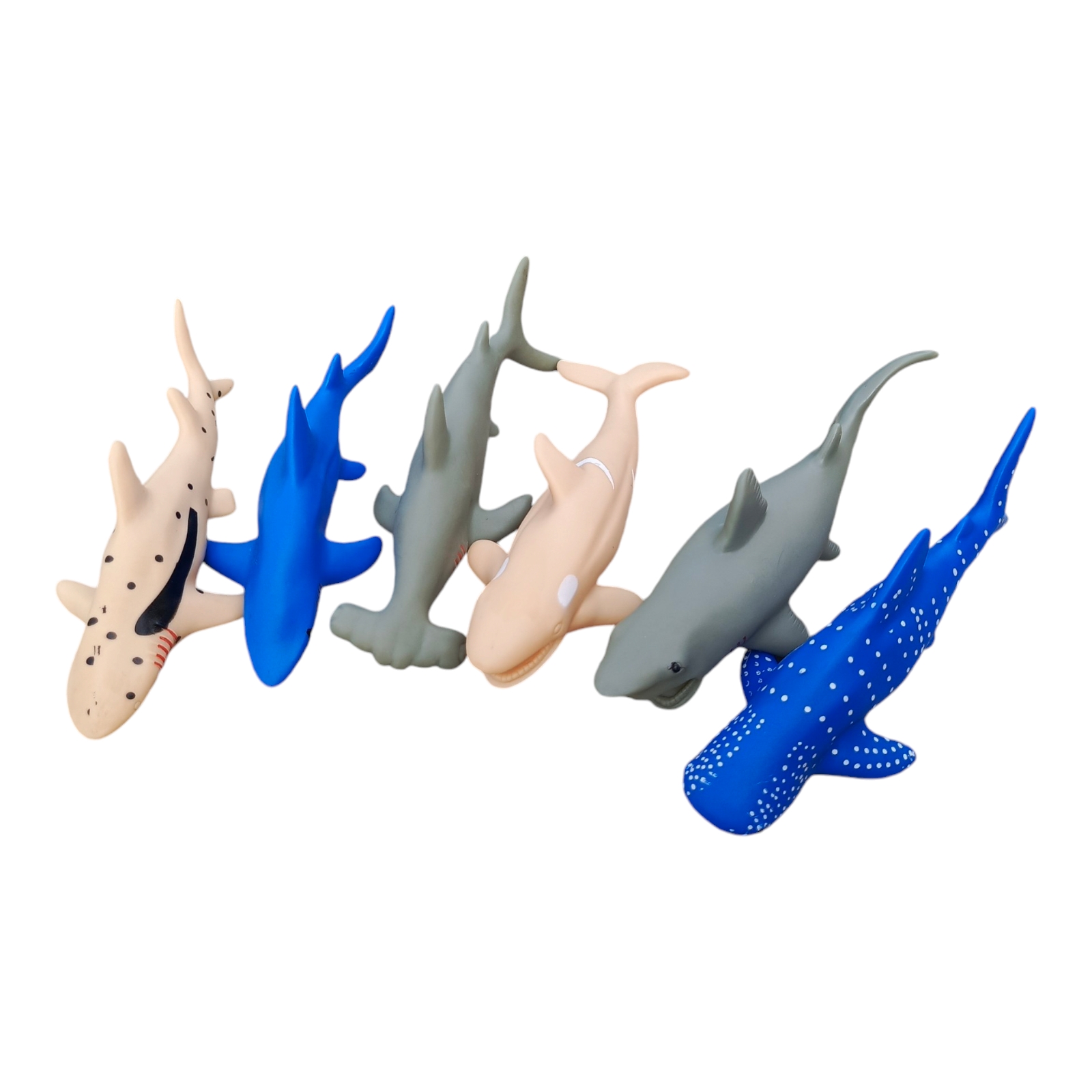 Dolphin Sharks Fish Set for kids Soft Rubber Toys 3pcs | Daraz.com.bd