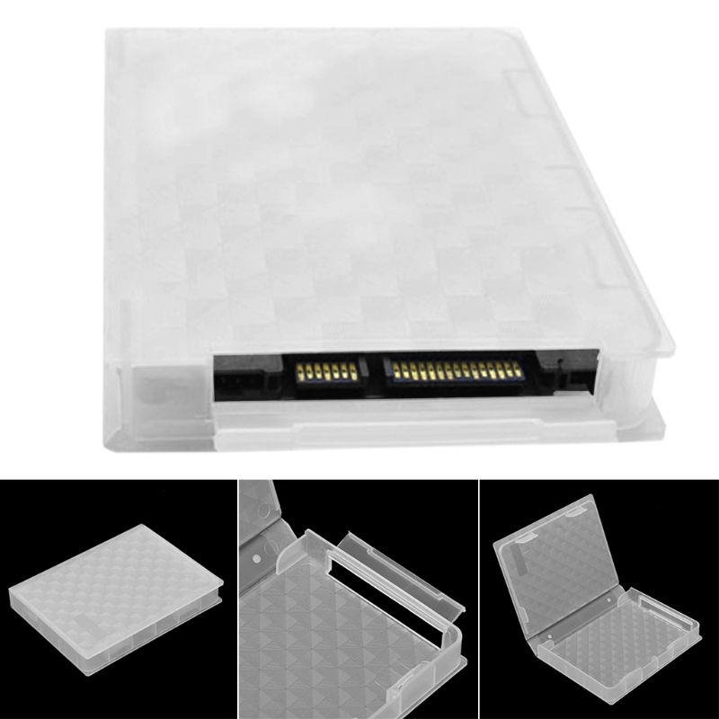 【ZenithMart】2.5 inch Hard Drive SSD HDD Storage Box Case Clear PP ...