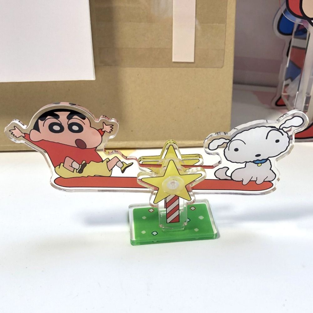 Lovely Acrylic Shin-Chan Seesaw Decoration Seesaw Crayon Shin-Chan ...