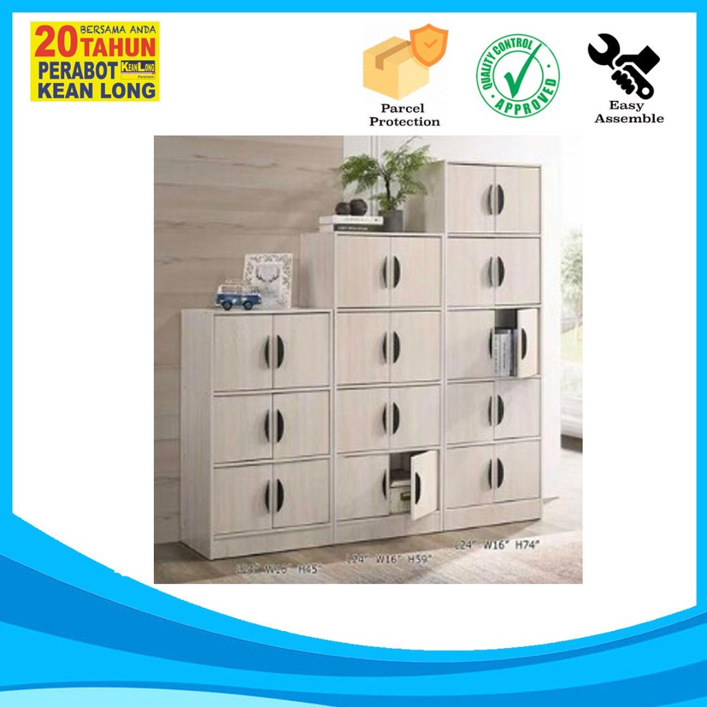 SA Almari serbaguna / Multipurpose cabinet / Almari 6 Pintu / 6 Doors ...