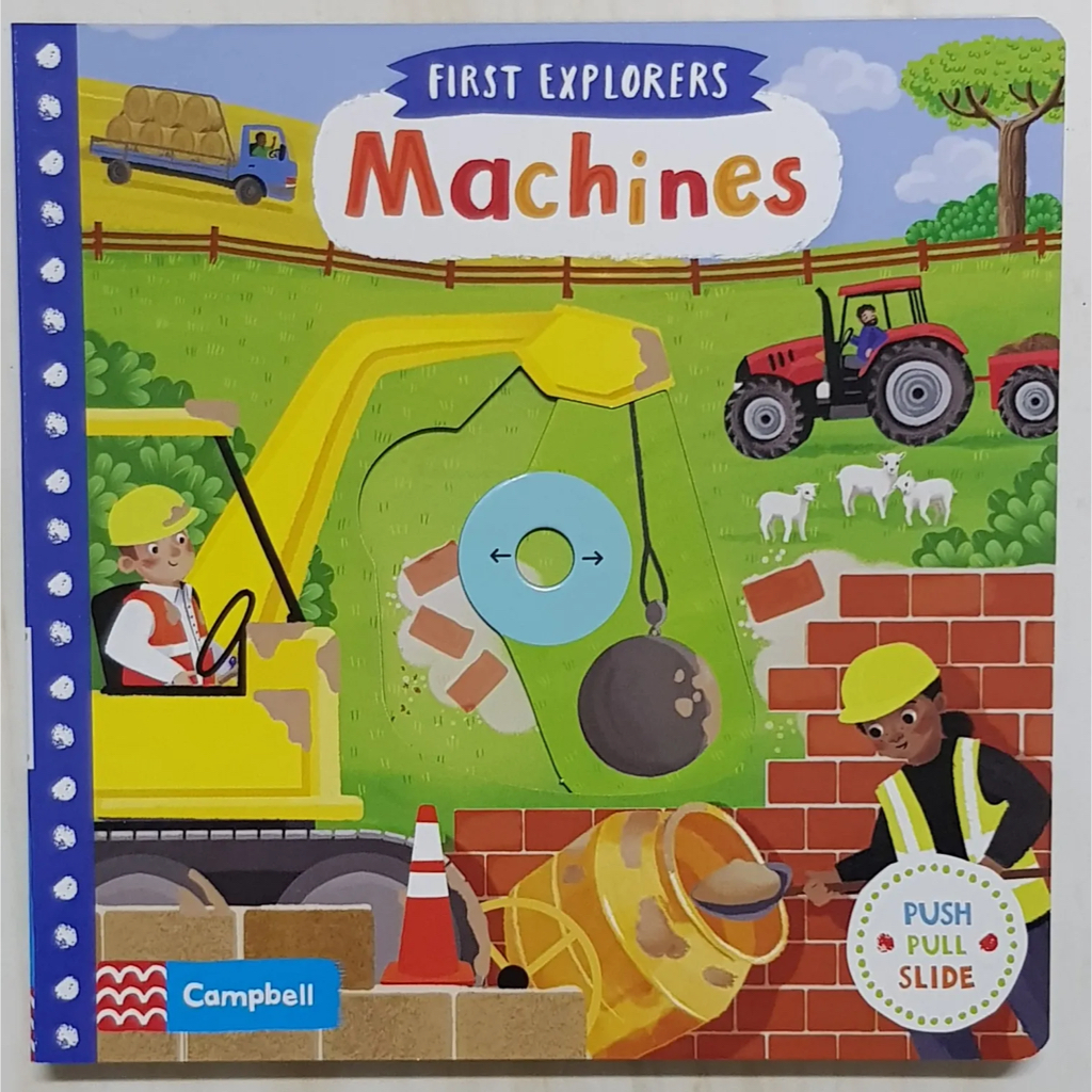 (Machines) Campbell Busy Book Series Interactive Board Book for Toddler ...