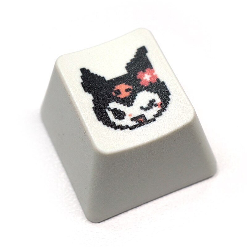 Sanrio Kawaii Kuromi My Melody Keycaps Cartoon Pixel Style Mechanical ...