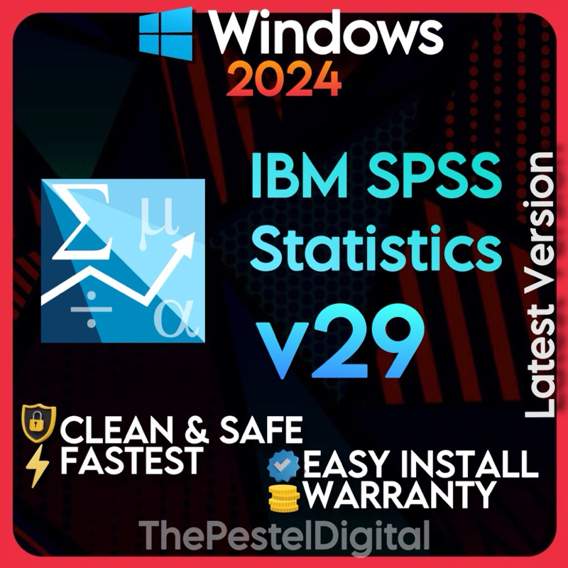 SPSS Statistics v29 Lifetime Latest Full Version 2024 | Windows | 2024 ...