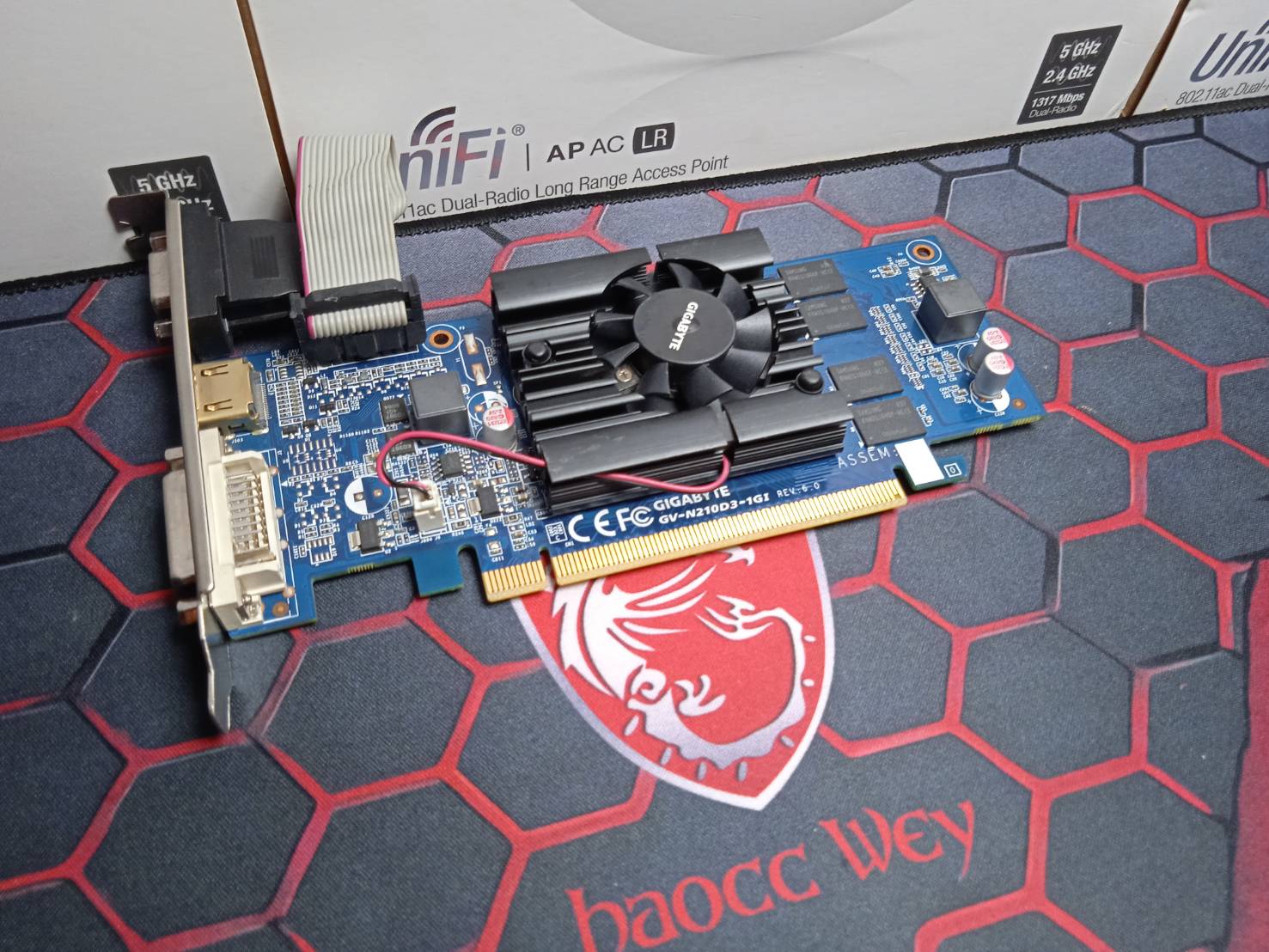 การ์ดจอ GIGABYTE Nvidia GeForce GT210 1GB DDR3 64Bit สวยๆพร้อมใช้ ใช้ ...