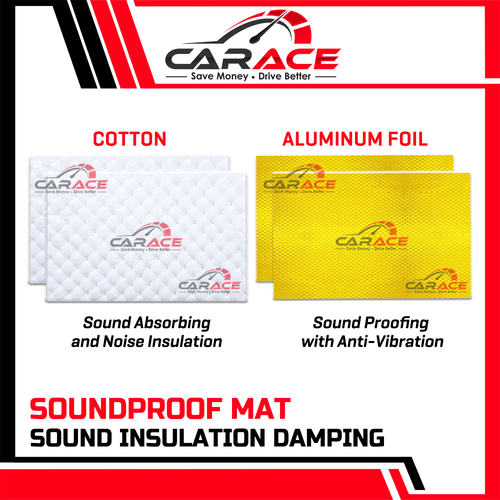Soundproof Gold Aluminum Mat | Car Sound Proof Noise Deadening Mat ...