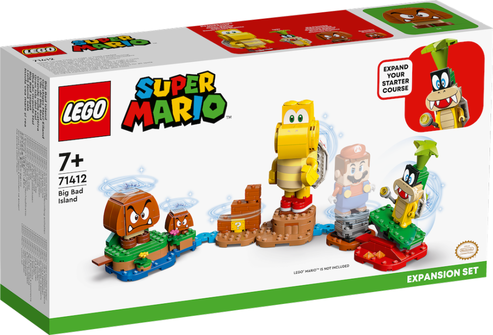 【Official】 LEGO 71412 Super Mario Big Bad Island Expansion Set 7 ...