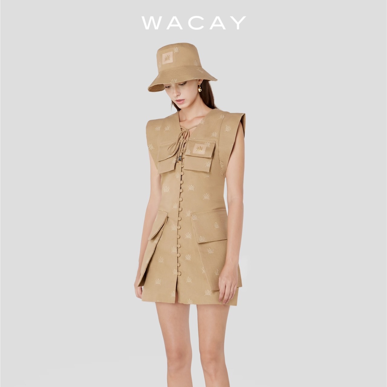 WACAY - Ivy Dress (Monogram) เดรส มี 3 สี (มีทั้งพร้อมส่ง / Preorder ใน ...