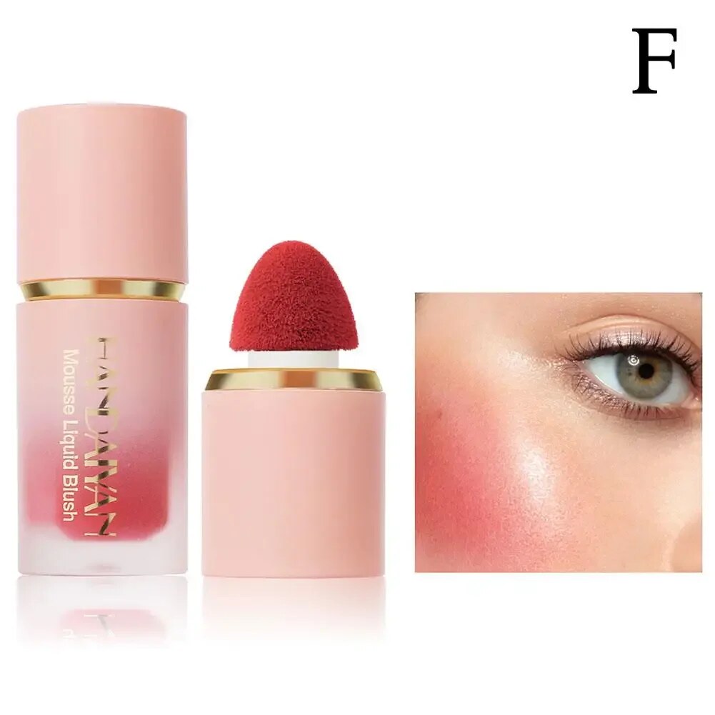 Handaiyan Matte Glitter Face Liquid Blusher Smooth Blush Stick Rouge ...