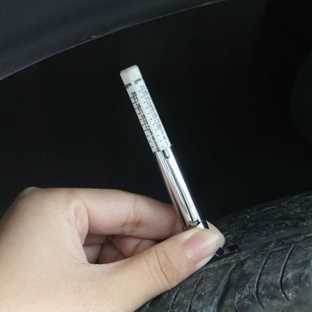 25mm Car Digital Mark Accurate Depth Gauge Measuring Pen Tire Ruler ...