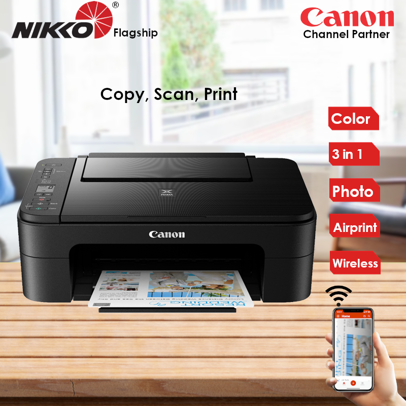 [Local Warranty] Canon PIXMA E3370 Wireless All-In-One Inkjet Printer E ...