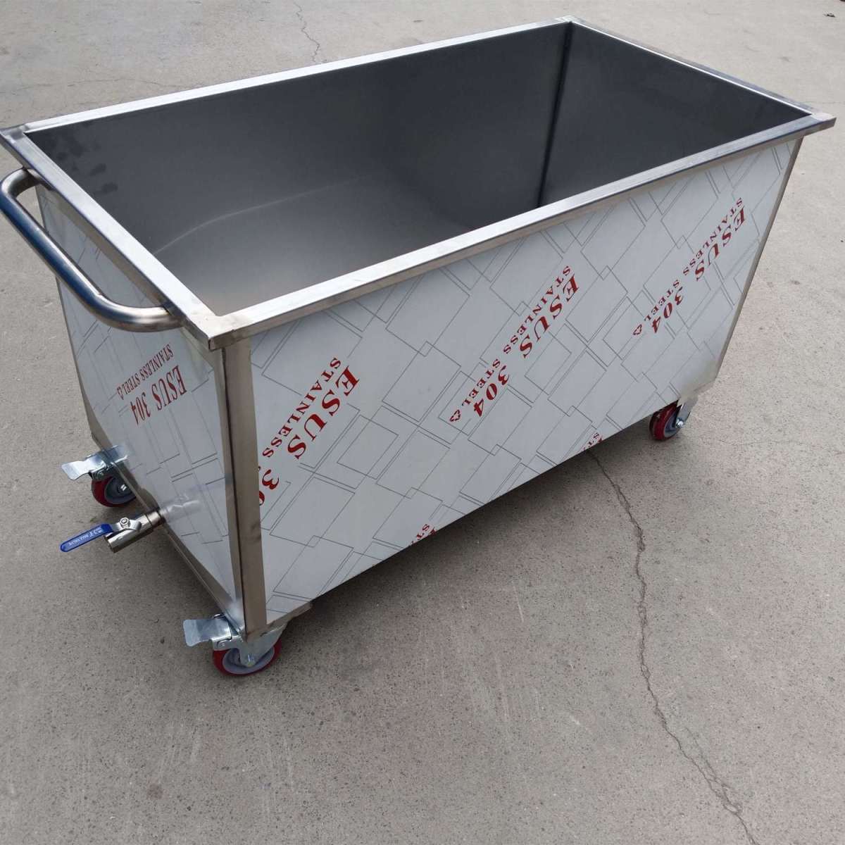 Stainless Steel Water Tank Commercial Square Aqua Storage Tank Mobile ...