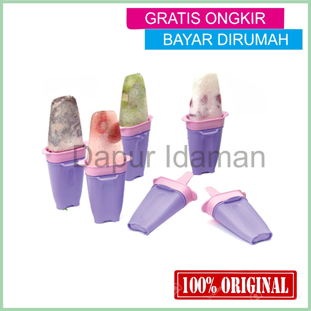 Tupperware Ice Lolly Set (6) cetakan es krim Tupperware Promo Juni 2022 ...