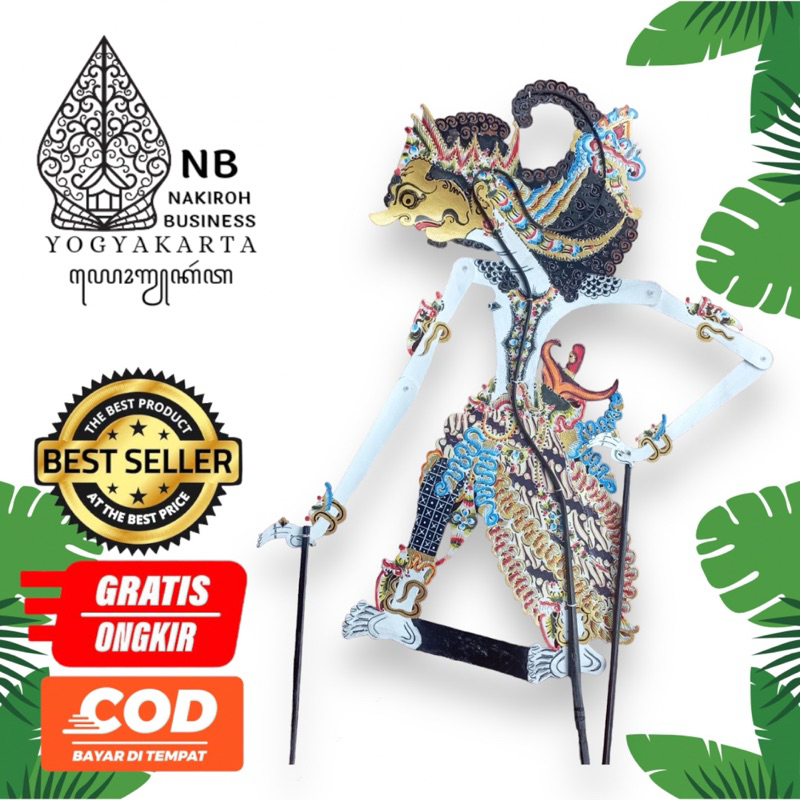 Wayang Kulit Asli Ontorejo Motif Batik Alusan Ukuran Standar Dalang ...