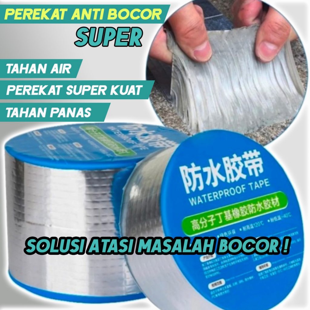 TUKUO -Lakban Anti Bocor Tambal Atap-Talang-Pipa Air-Waterproof ...