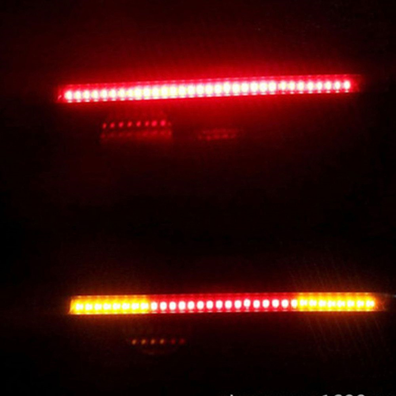 Brake light steering light motorcycle license plate tail light red and ...