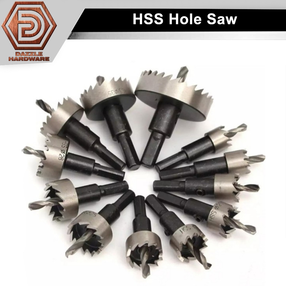 Hss Hole Saw For Wood Plastic Steel Mata Tebuk Kayu Mata Drill Besi Mata Drill Aluminium Mata