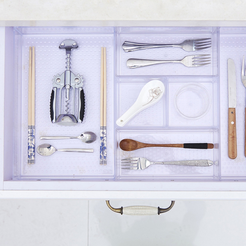 Plastic divider partition Premium plate and tableware collection box ...