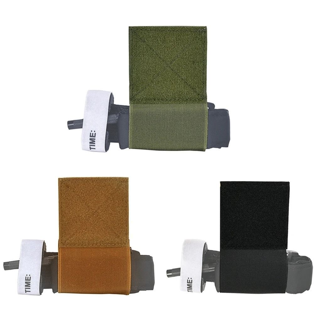 Survival Tool Elastic Tourniquet Holder Plate Carrier Hook & Loop ...