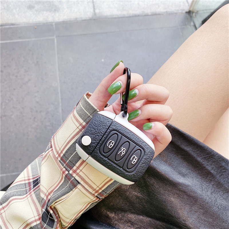 Cute car key Case For Apple Airpods Pro Cover Silicone Earphone Case ...
