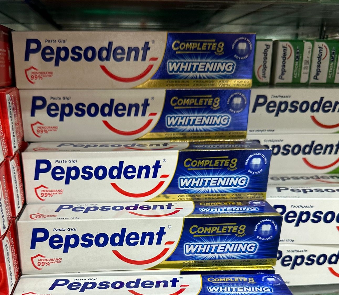 Pepsodent Complete 8 Plus Whitening Toothpaste- 190 grams | Lazada ...