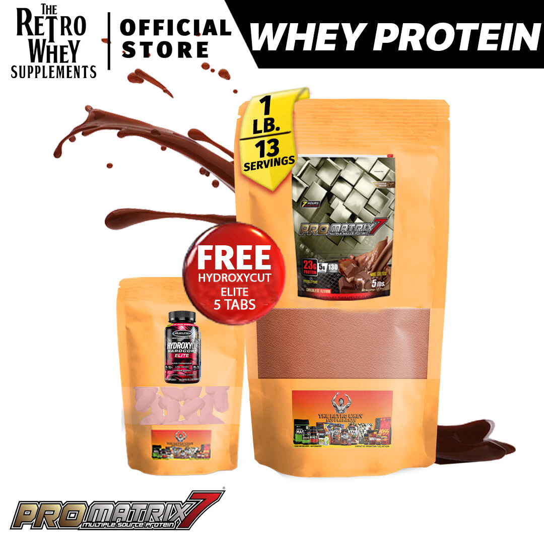 Promatrix7 Whey Protein 1 Pound CHOOSE your FREE 5pcs. Amino, BCAA ...