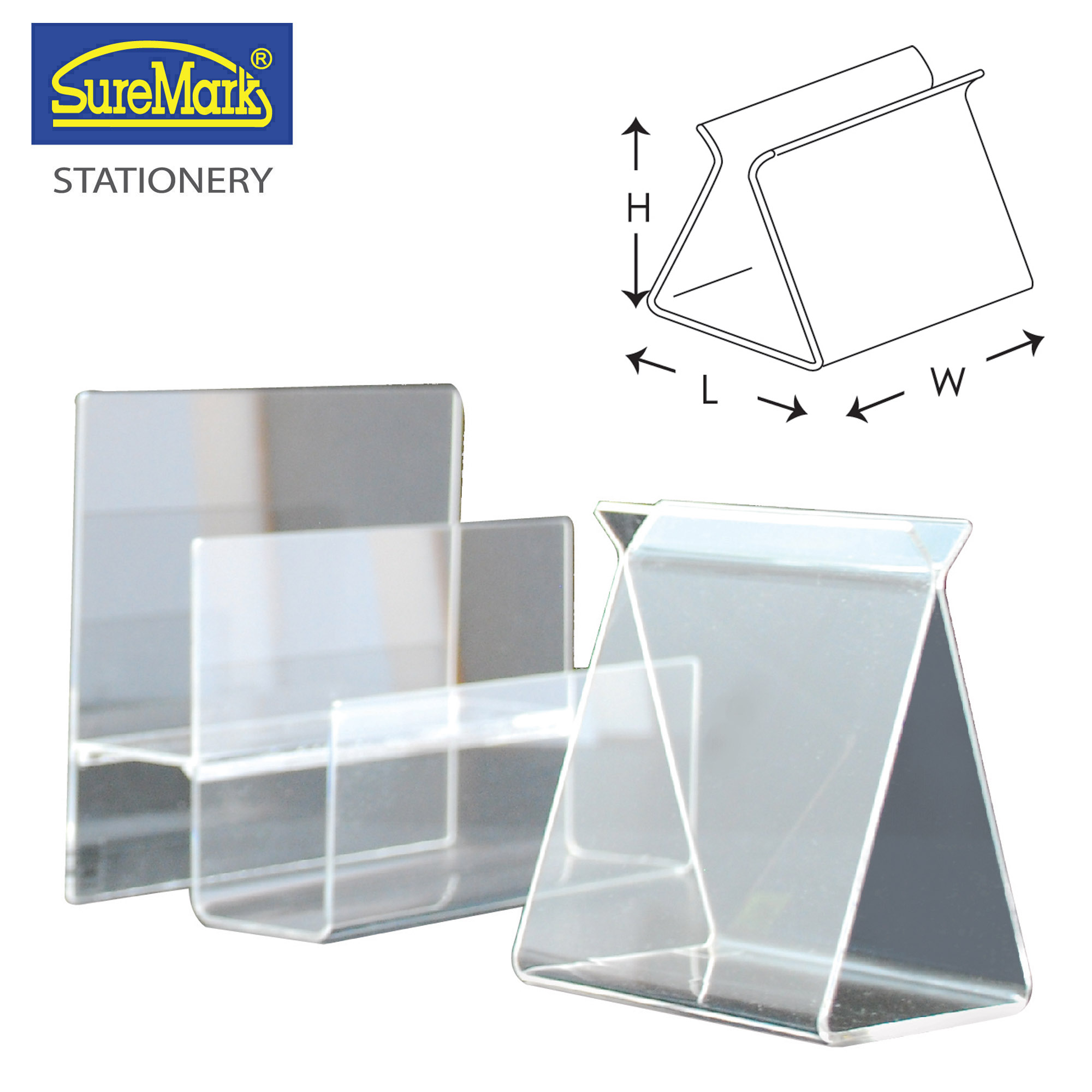 Suremark Acrylic Menu Stand - 3pcs | Lazada Singapore