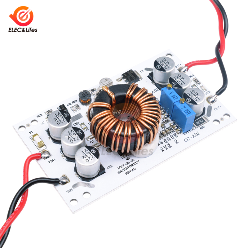 【VogueVenture】Aluminum Plate 600W 10A DC-DC Constant Current Boost ...