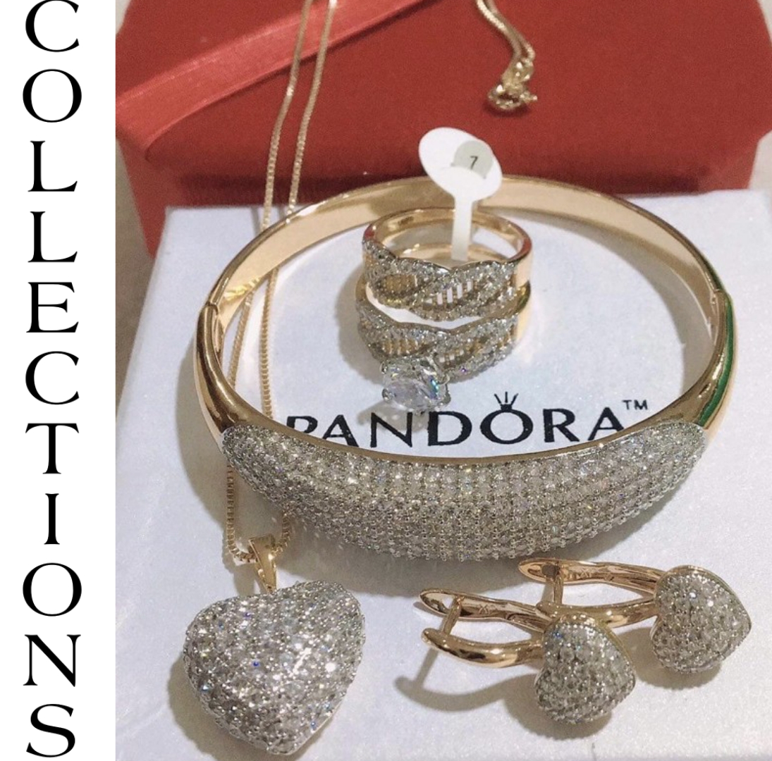 Pandora’s 18K Bangkok Goldmix 4in1 sets Swarovski stones | Lazada PH
