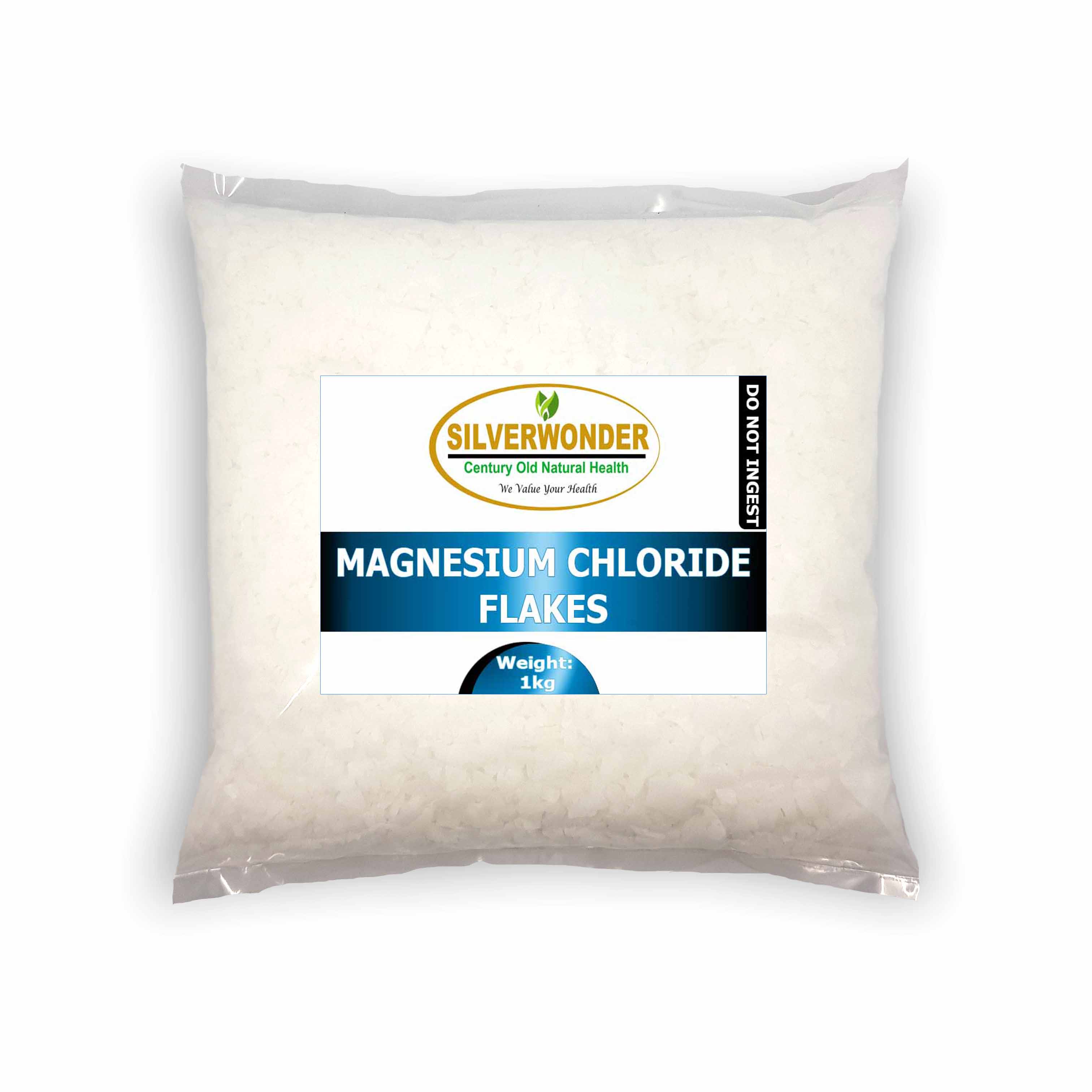 1kg Magnesium Chloride Flakes for Making Magnesium Oil / Salt Bath ...