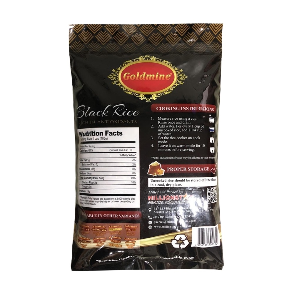 Goldmine Black Rice 2KG | Lazada PH