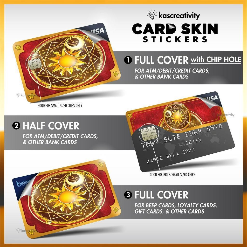 Anime Card Stickers (for Beep Loyalty ATM Credit Debit Cards) | Lazada PH