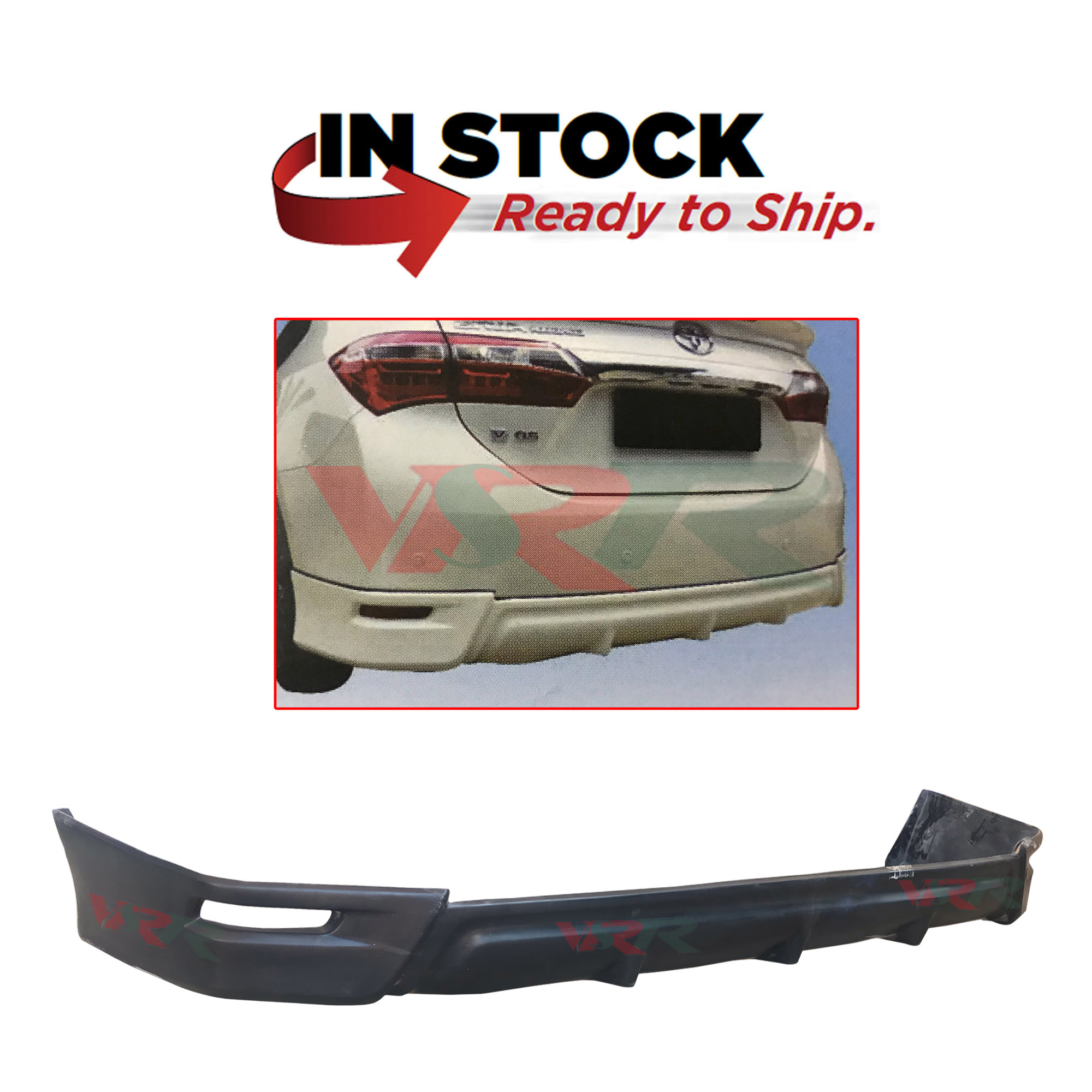 Toyota Corolla Altis 11th Gen (2014) OEM Rear Back Skirt Skirting ...