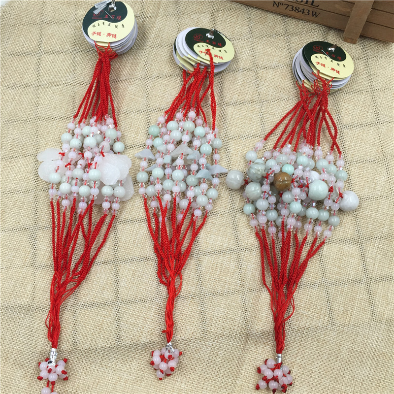 【I was hyped up】Hand-woven red rope anklet bracelet anklet small gift 2 yuan shop jewelry ...