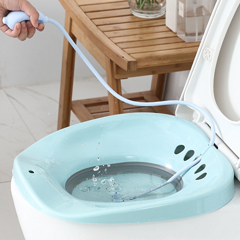 Sitz Bath Flusher Healthy Care Soaking Hand Sprayer for Toilet Seat ...