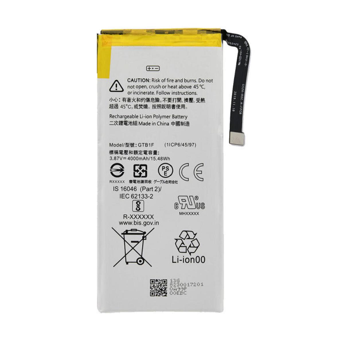 Google Pixel 5 Battery GTB1F Replacement Premium Quality 4080mah ...