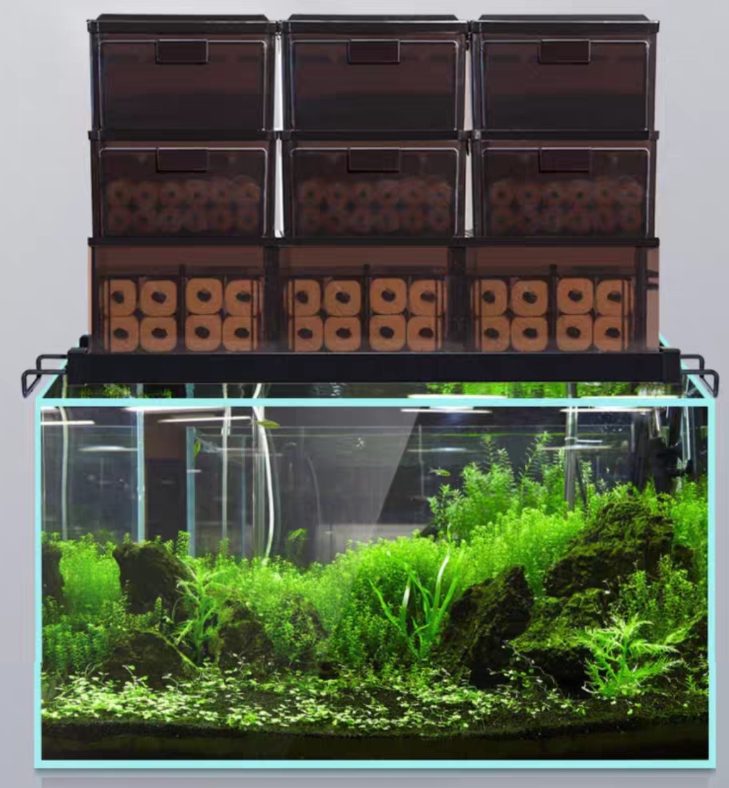 Aquarium over head filter with bottom sump system. Available from 1.5 ...