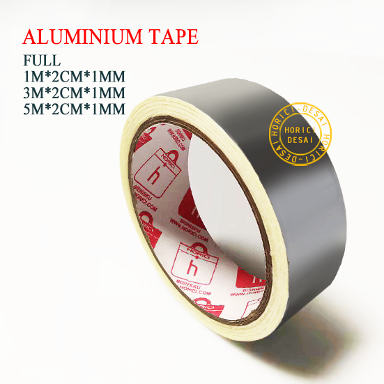 Merek horici Asli full 2cm*5m 3cm*10m 4cm*15m lakban almunium / Tambal lem panci bocor serbaguna ...