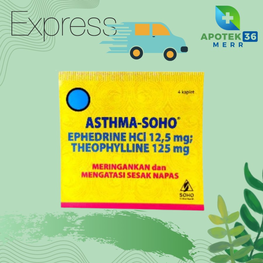 ASTHMA SOHO 1 STRIP ISI 4 | Lazada Indonesia