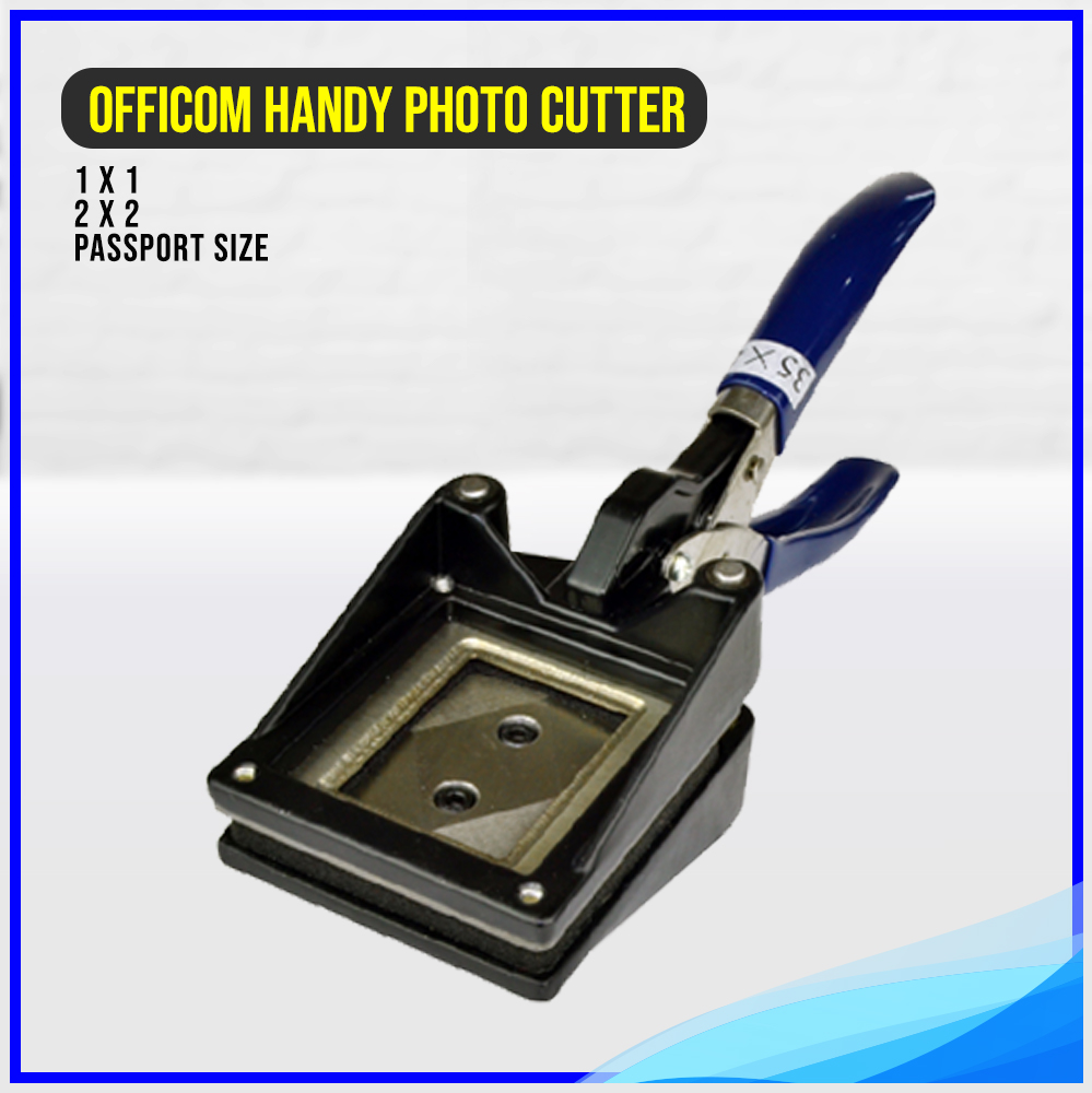 Officom Handy Photo Cutter (1x1 / 2x2 / Passport Size) ID Size Puncher ...