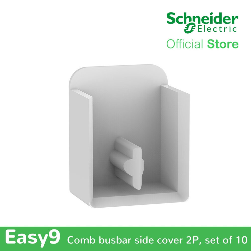 Schneider Easy9 Comb Busbar End Cap 2P Set of 10 Comb Side Tip ...