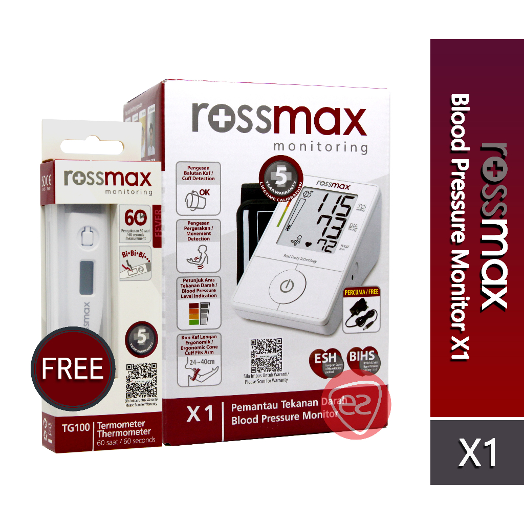 Rossmax Blood Pressure Monitor | Lazada