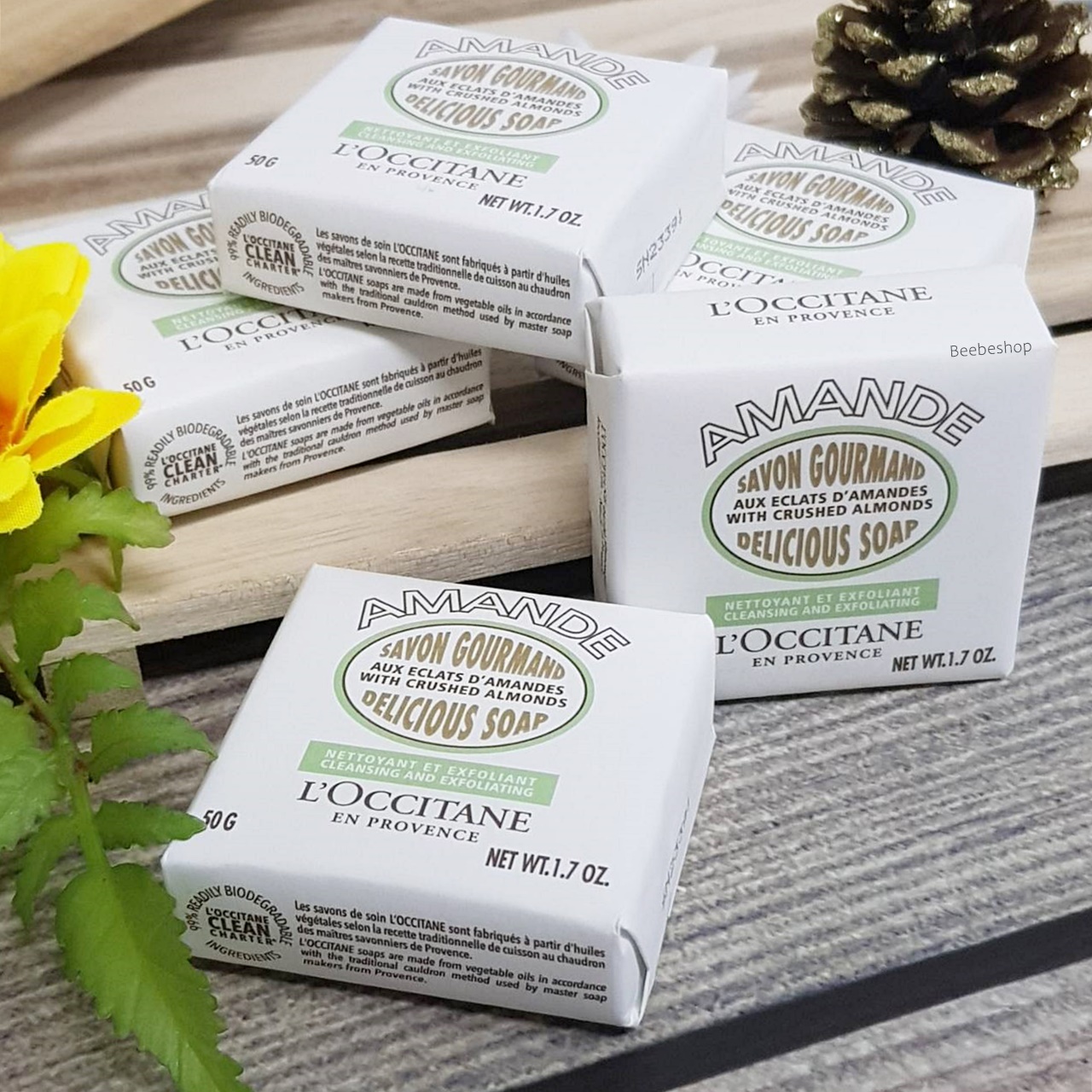 L'Occitane สบู่ Almond Delicious Soap 50g ผลิต 09/2021 สบู่ทำความสะอาด ...