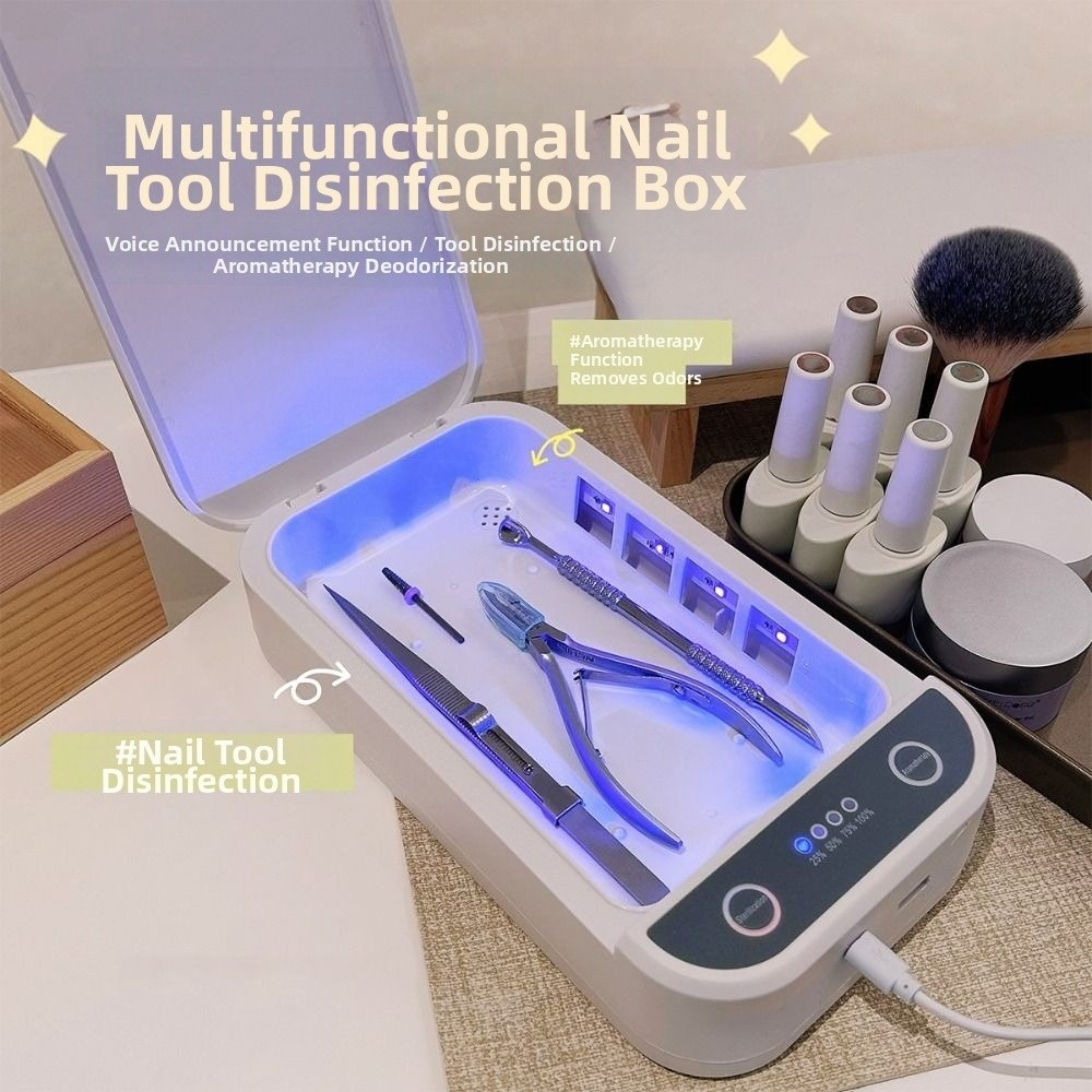 Durable Aroma Function UV Light Sanitizer Box Voice Function Wireless ...