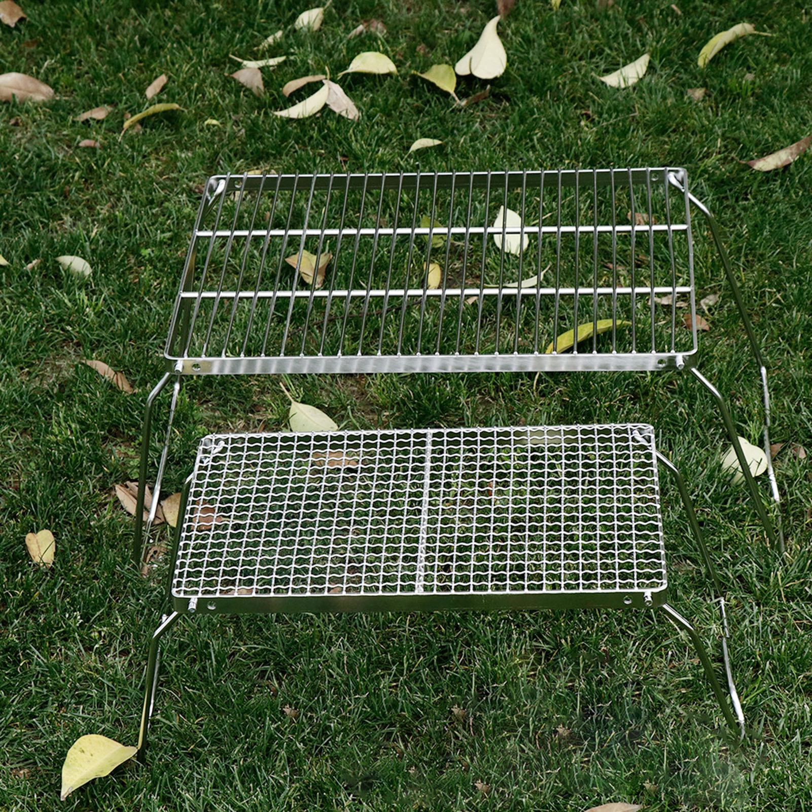 ASRTWER Universal Foldable BBQ Rack Indeformable Corrosion Prevent ...