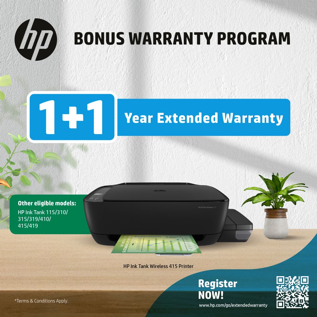 READY STOCK HP 415 Ink Tank Wireless All-in-One Printer (Print, Scan ...