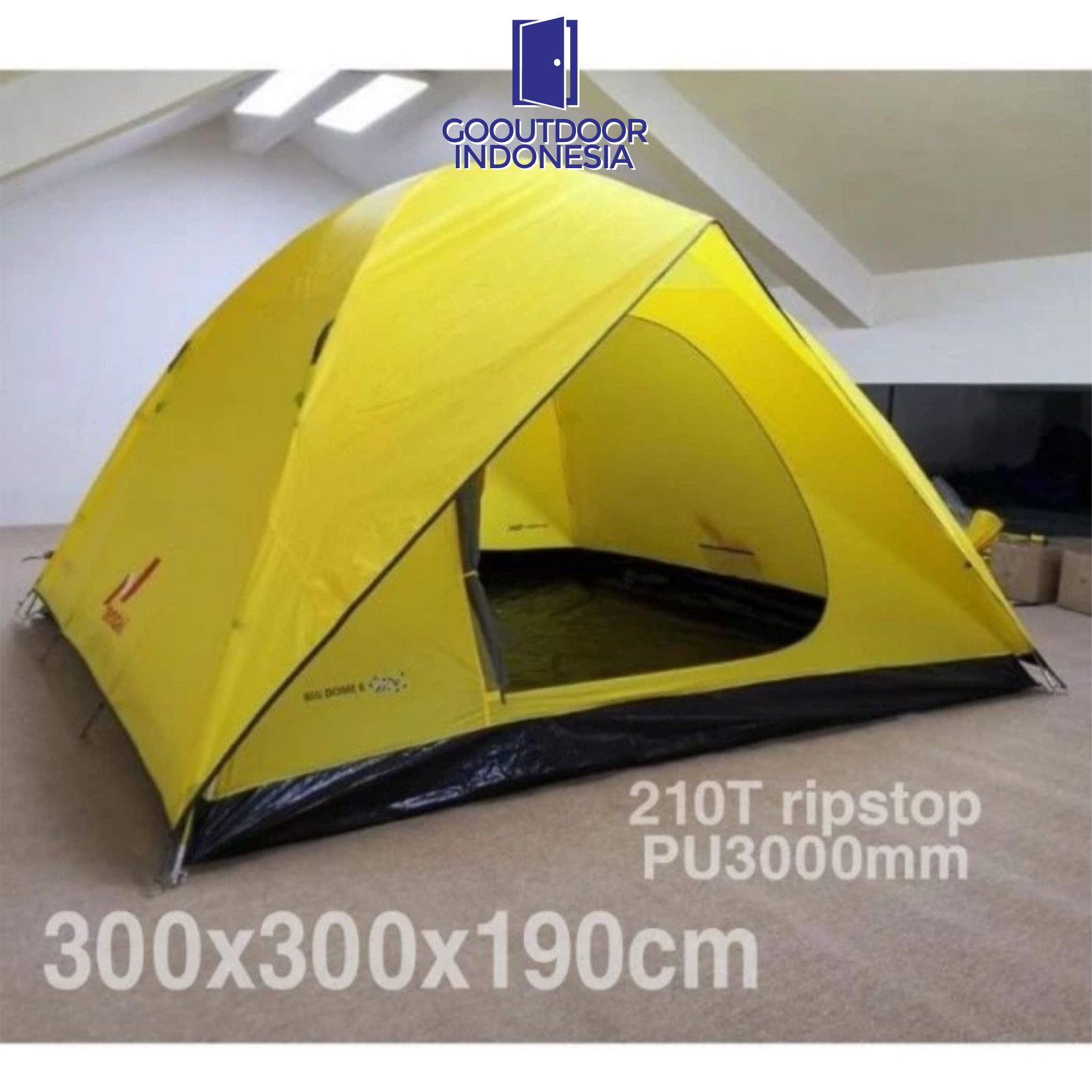 Tenda Tendaki Big Dome 6 Pro Kap 6-8 Orang Tenda Outdoor Adventure ...