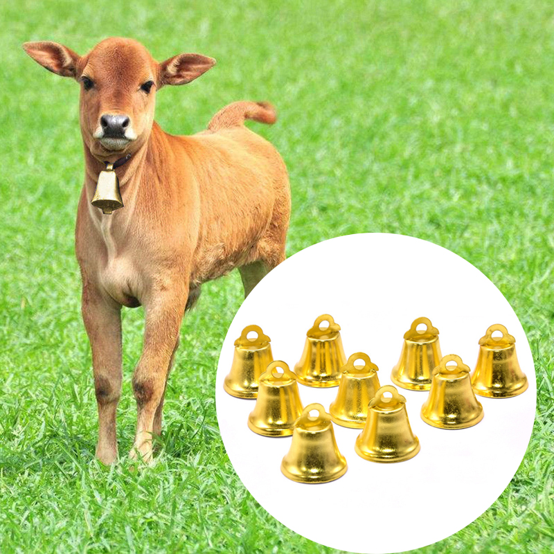 Livestock Sheep Cow Copper Bells Metal Diy Cats Dogs Pets Decor Crafts ...